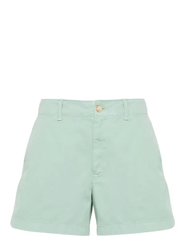 Polo Ralph Lauren Logo-embroidered Cotton Shorts - Green