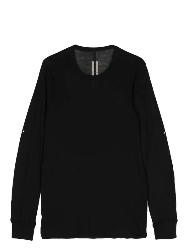 Rick Owens Mélange Cotton T-shirt - Black