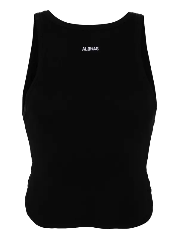 ALOHAS Dina Cotton Tank Top - Black