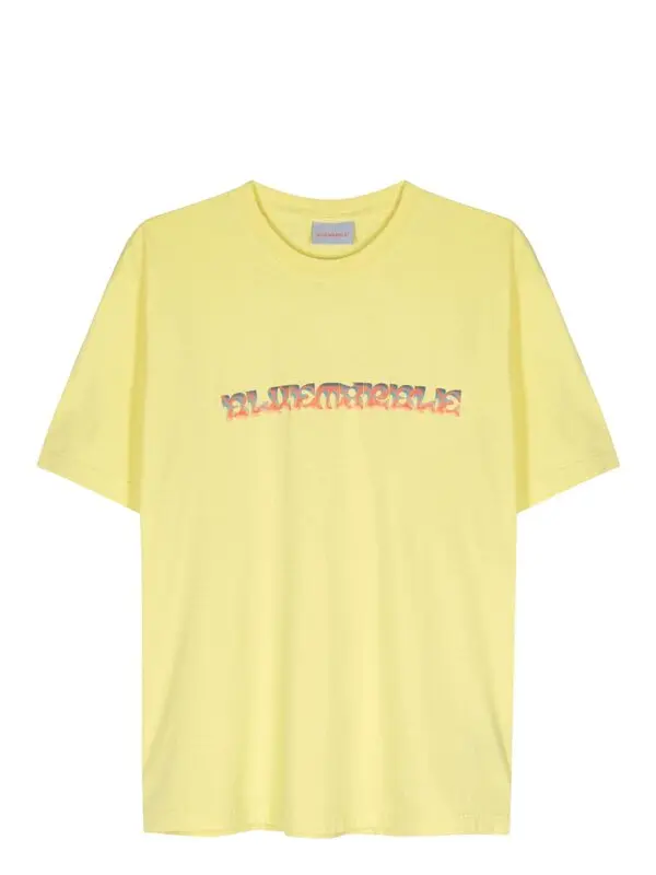 BLUEMARBLE Uolucky Logo-print T-shirt - Yellow