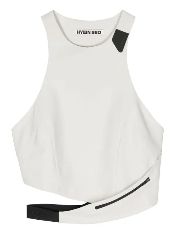 HYEIN SEO Strap-detail Halterneck Tank Top - Neutrals