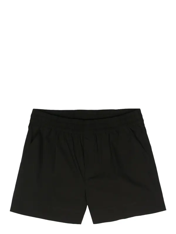 P.a.r.o.s.h Pressed-crease Poplin Shorts - Black