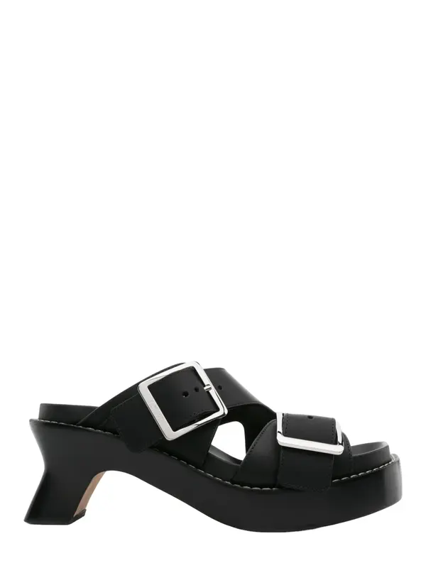 Loewe 70mm Ease Buckle-straps Mules - Black
