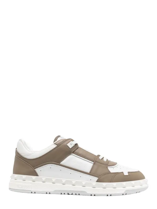 Valentino Garavani Rockstud Lace-up Sneakers - White