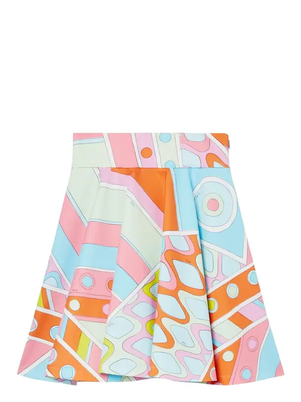 Emilio Pucci Vivara Printed Miniskirt - Pink