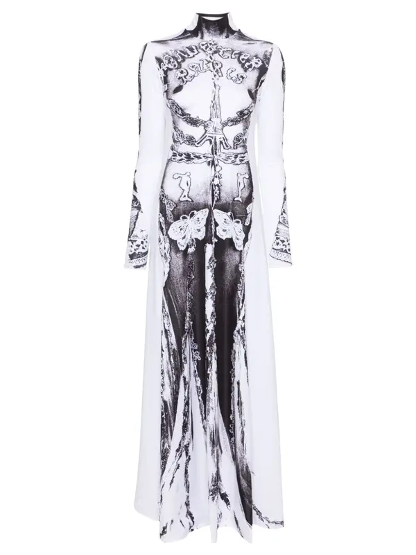 Jean Paul Gaultier Gaultier Paris Maxi Dress - White