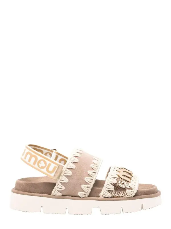 Mou Bio Slingback Sandals - Neutrals