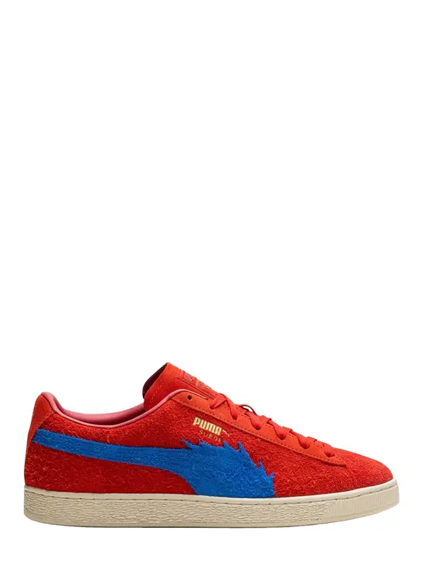 PUMA X One Piece Suede Buggy Sneakers - Red