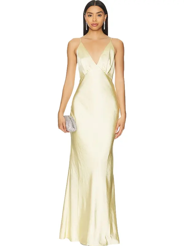 LOVERS AND FRIENDS Alani Gown - Baby Yellow