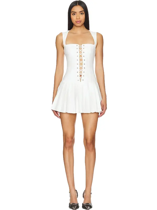 MORE TO COME Gemma Mini Dress - White