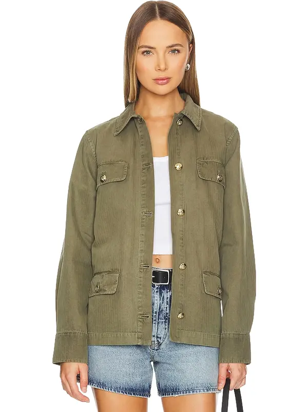 ANINE BING Corey Jacket - Army Green