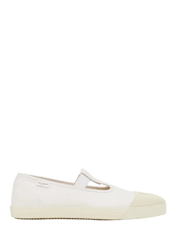 MAISON MARGIELA On The Deck Tabi Canvas Pumps - White