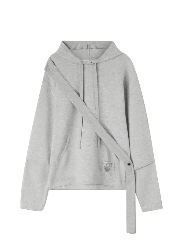 Off-White Easybreezy Knit Hoodie - Grey