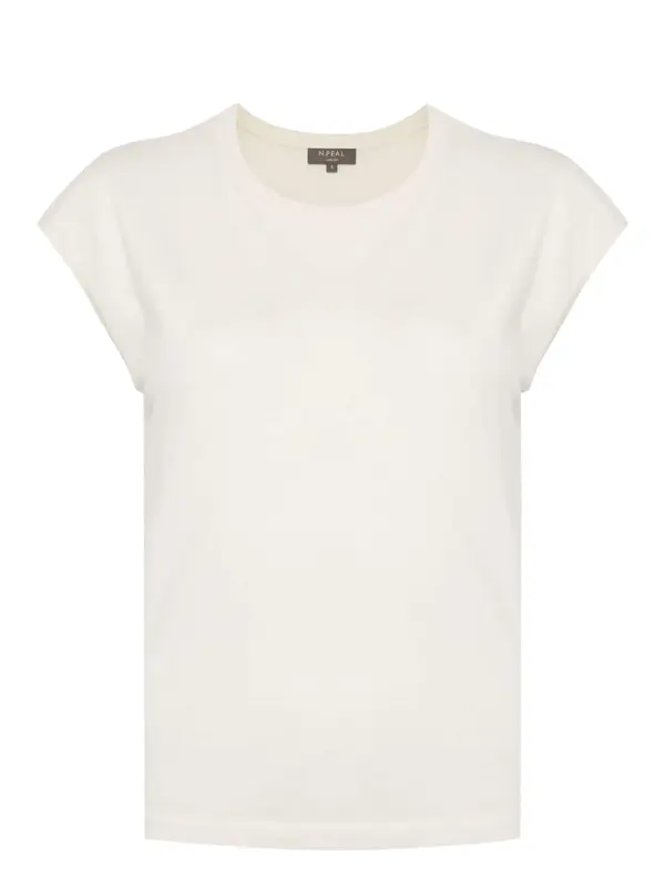 N.peal Round-neck Short-sleeve T-shirt - Neutrals