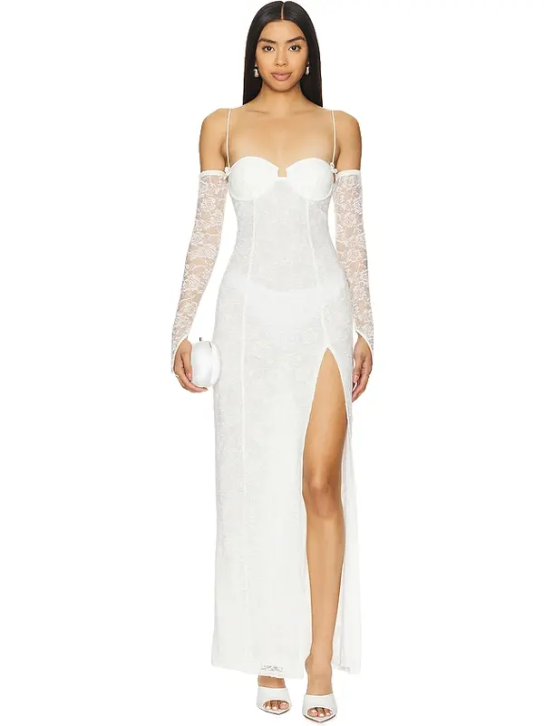 Nbd Najma Maxi Dress - Ivory