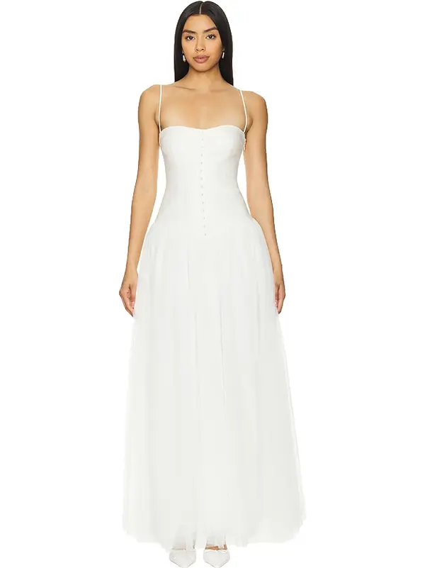 Nbd Fraser Maxi Dress - Ivory