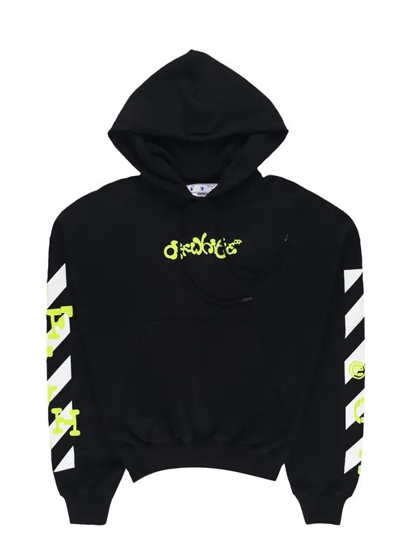 Off-White Opposite Arrow Boxy Hoodie - Black