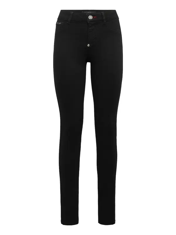 Philipp Plein Logo-plaque Skinny Jeans - Black