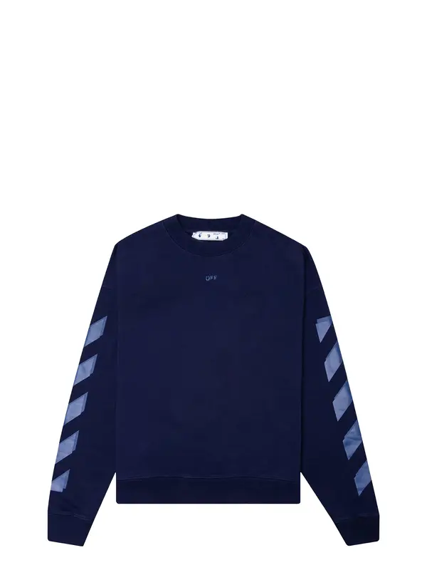 Off-White Rubber Arrow Skate Crewneck - Blue