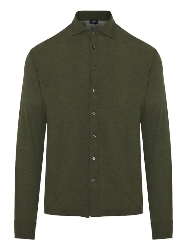 BARBA NAPOLI Button-up Shirt - Green