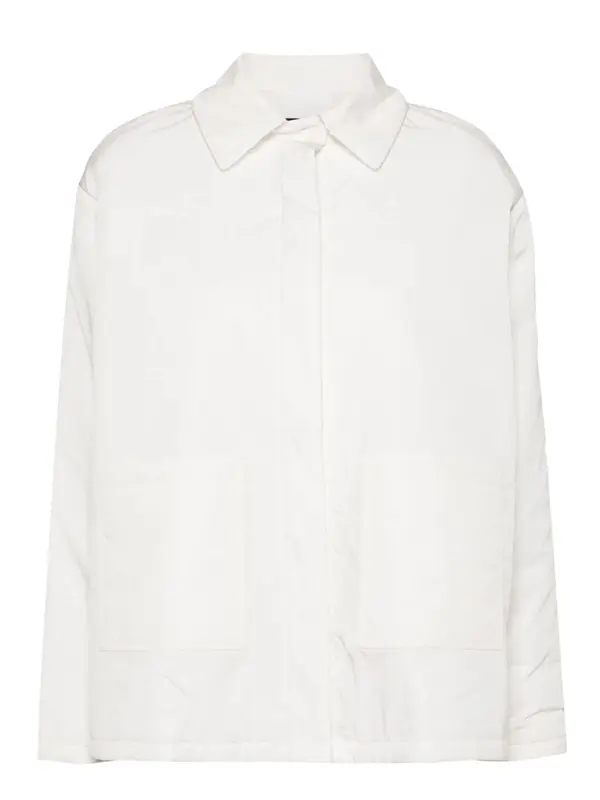 Fabiana Filippi Crinkled Shirt Jacket - White