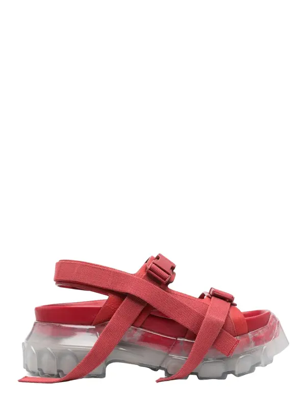 Rick Owens Tractor Chunky Sandals - Red