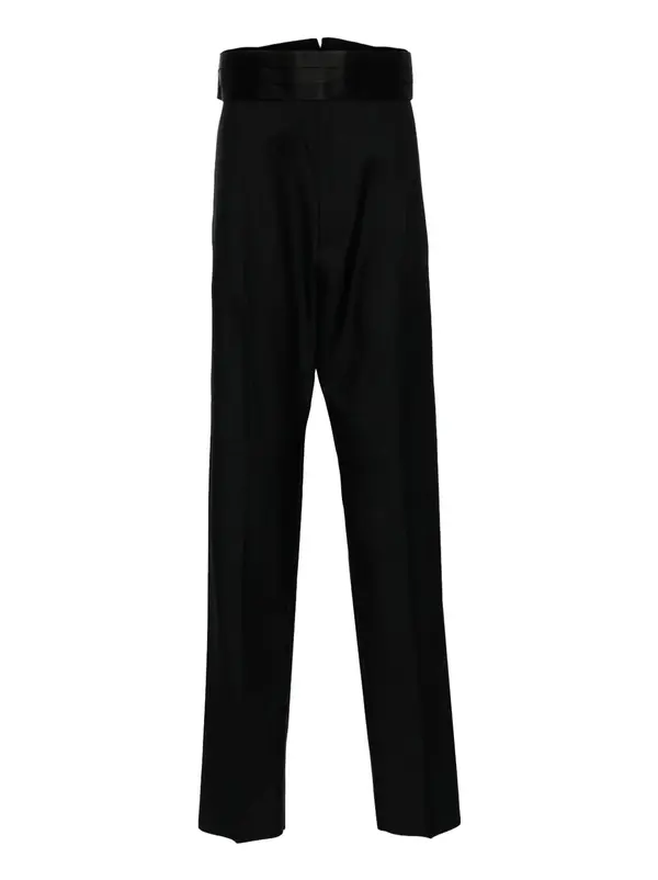 Dsquared2 Belted Tailored Trousers - Black