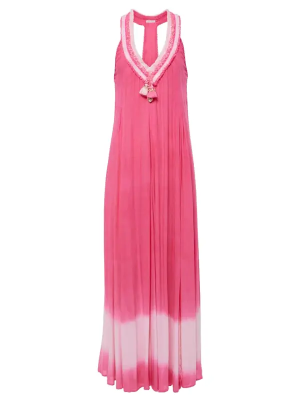 Poupette St Barth Nava Maxi Dress - Pink