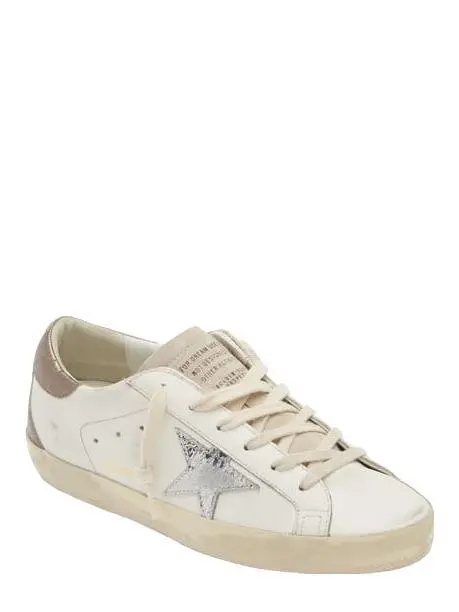 GOLDEN GOOSE Super-star Sneaker - White/silver
