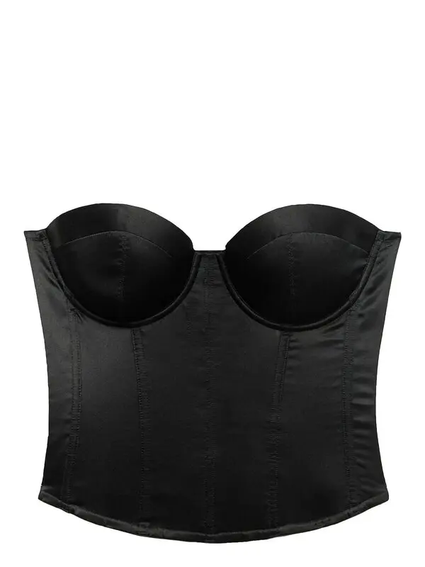 Fleur Du Mal Hamptons Bustier - Black