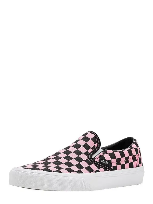 VANS Classic Slip-on Checkerboard Shoes - Pink