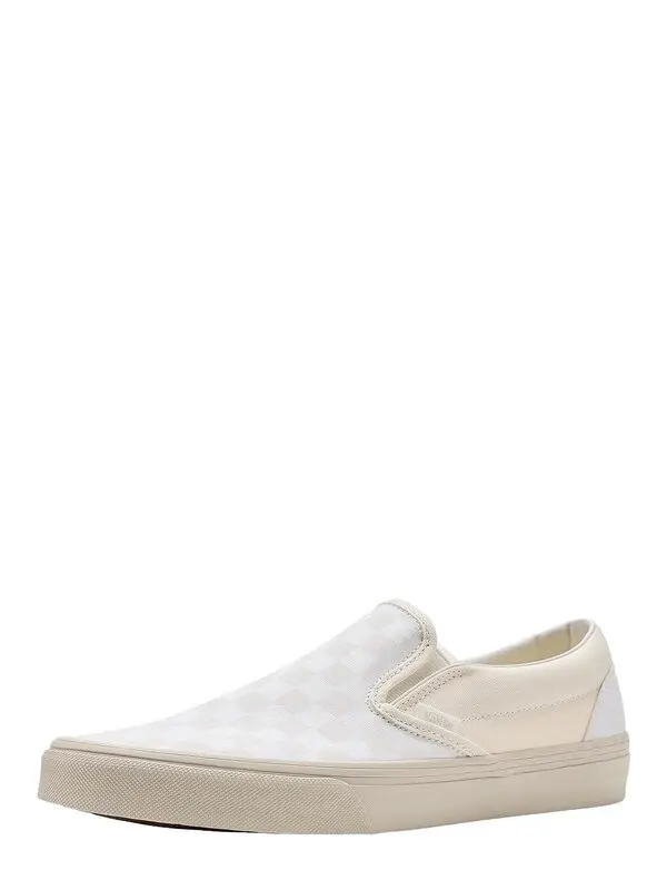 VANS Classic Slip-on Checkerboard Shoes - White