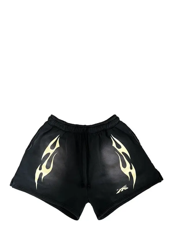 HELLSTAR Flame Shorts - Black
