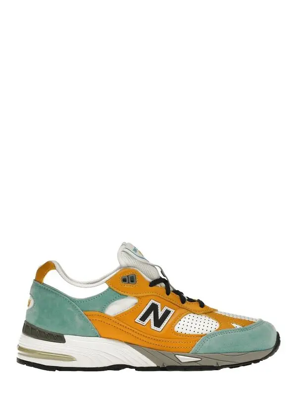 NEW BALANCE 991 Sns Sneakers - White/blue/yellow