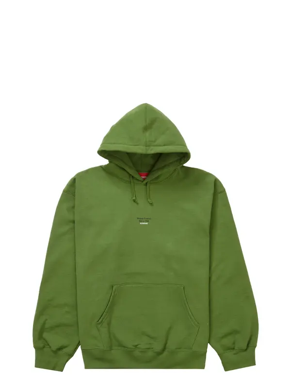 Supreme World Famous Micro Hooded Sweatshirt - Green