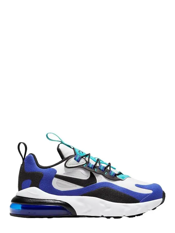 Nike Air Max 270 React Sneakers - White/hyper Blue/oracle Aqua