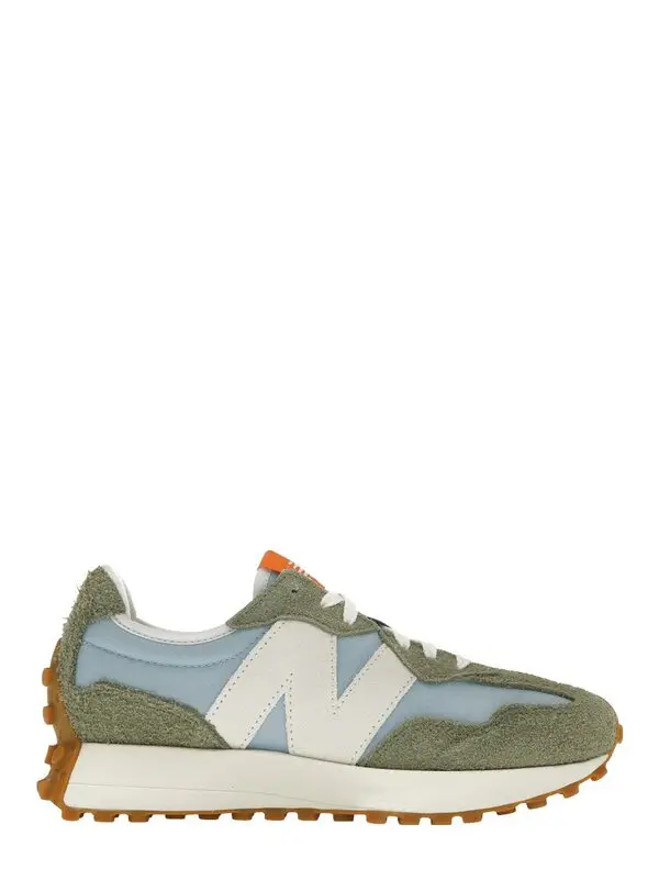 NEW BALANCE 327 Sneakers - Dark Olivine/chrome Blue
