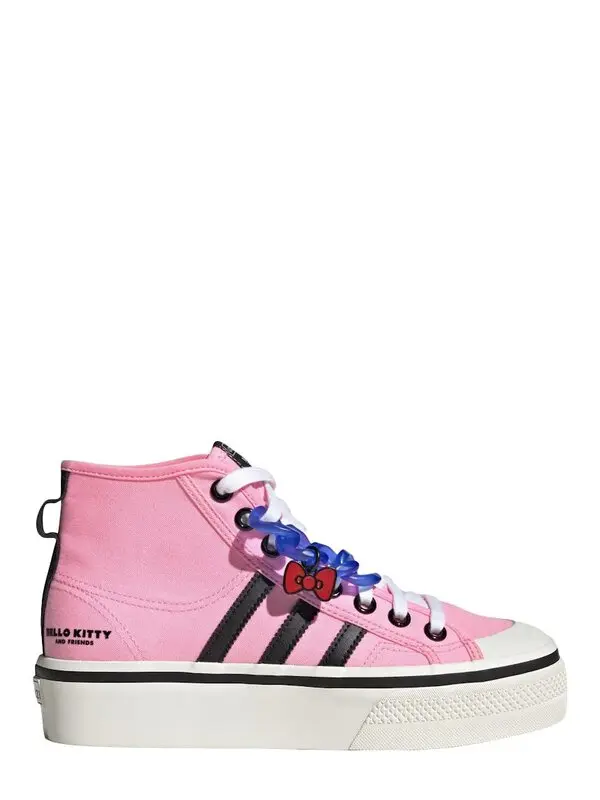 Adidas Nizza Platform Mid Hello Kitty And Friends - Pink Glow/core Black/bright Royal