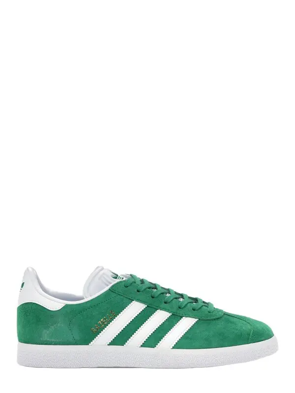 Adidas Gazelle Low Top Sneakers - Green/white/gold Metallic