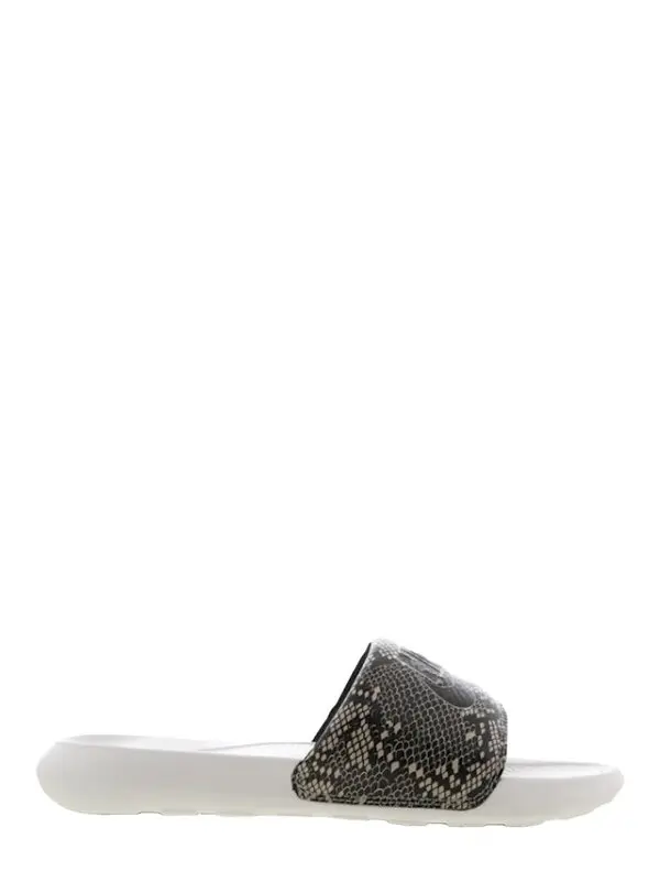 Nike Victori One Snakeskin Slides - Grey/white