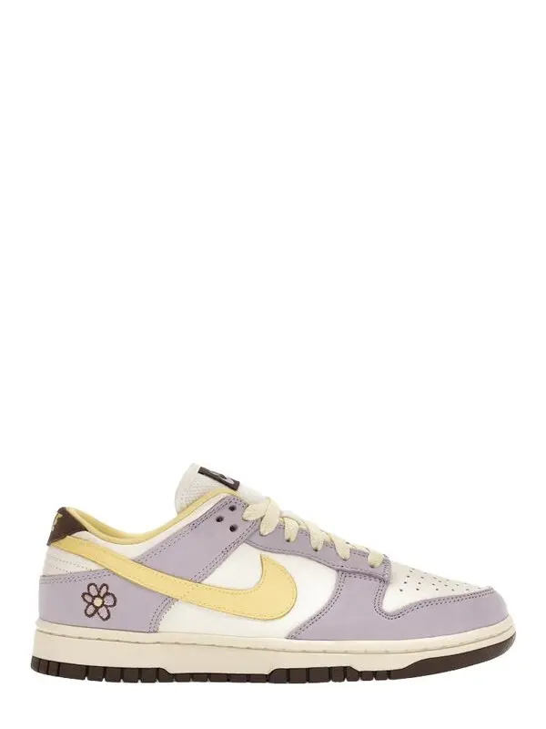 Nike Dunk Low Premium Sneakers - Lilac Bloom/soft Yellow/sail