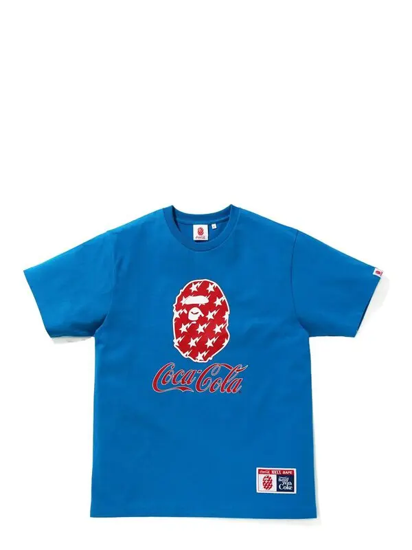 A BATHING APE X Coca Cola Tee Shirt - Blue