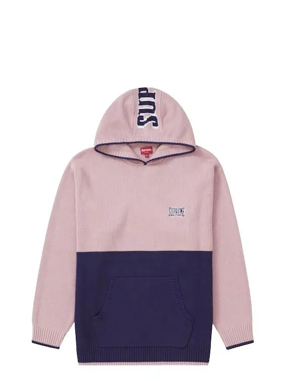 Supreme Hooded Sweater - Pink