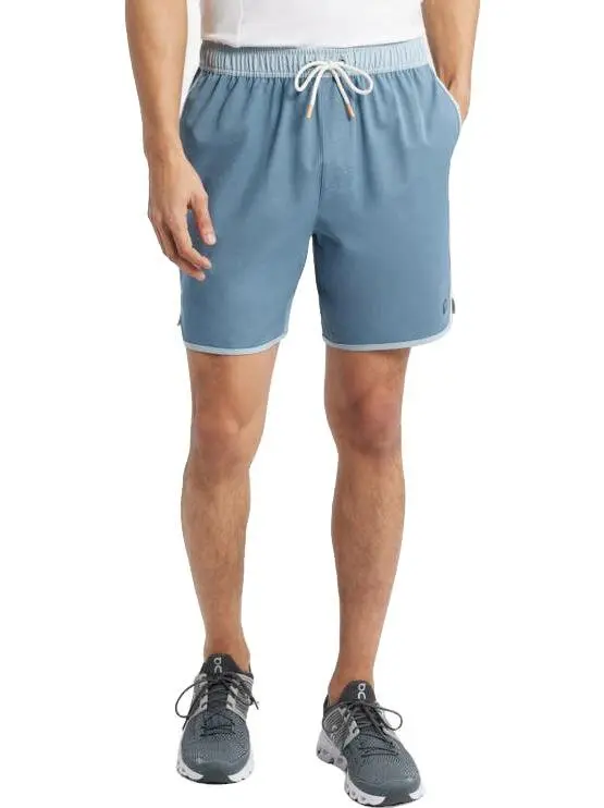 FREE FLY Reverb Hybrid Performance Shorts - Pacific Blue
