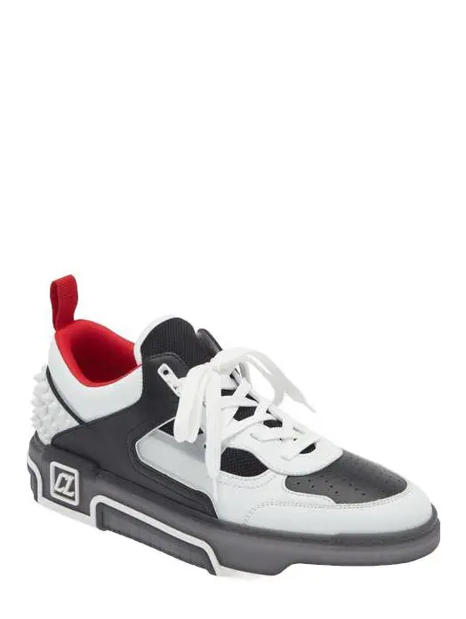 CHRISTIAN LOUBOUTIN Astroloubi Low Top Sneakers - White/black