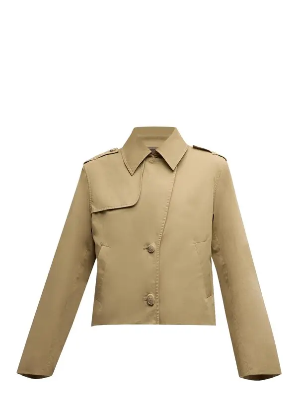 FRAME Short Trench Jacket - Khaki