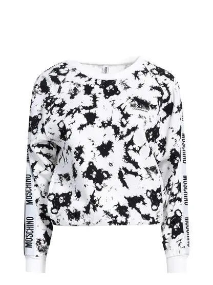 Moschino Tie-dyed French Terry Sweatshirt - White