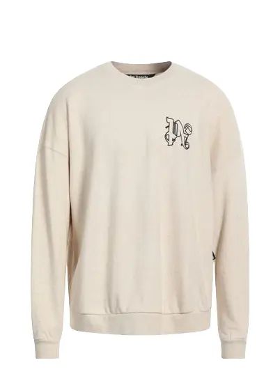 Palm Angels Crewneck Sweatshirt - Beige