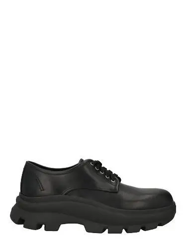 JIL SANDER Lace-up Leather Derby Shoes - Black