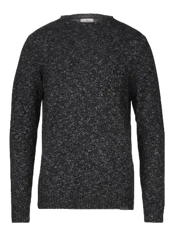 BROOKSFIELD Knitted Mélange Sweater - Black
